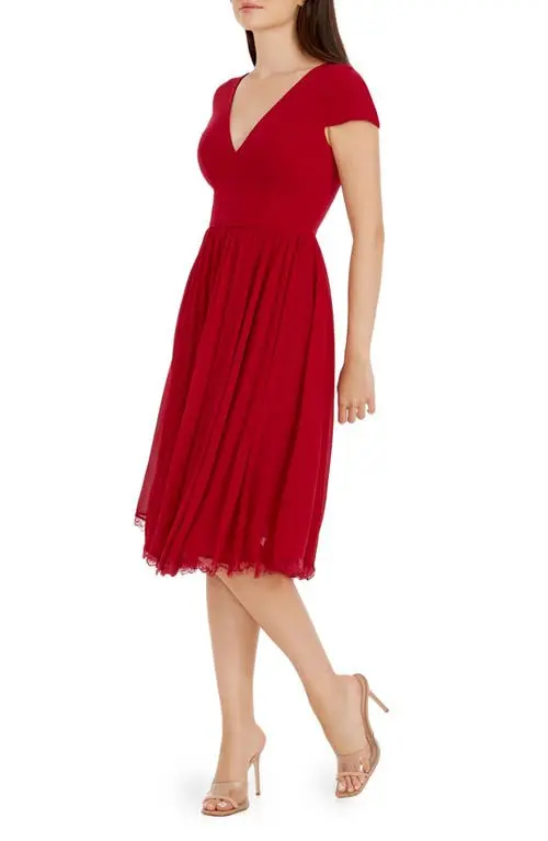 Knee Length Fit & Flare Dresses | Editorialist