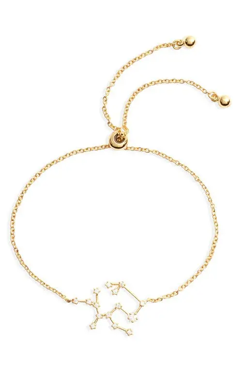 Sterling Forever Zodiac Constellation Bracelet - Gold Sagittarius