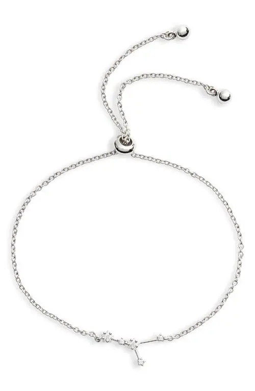 Sterling Forever Zodiac Constellation Bracelet - Silver Cancer