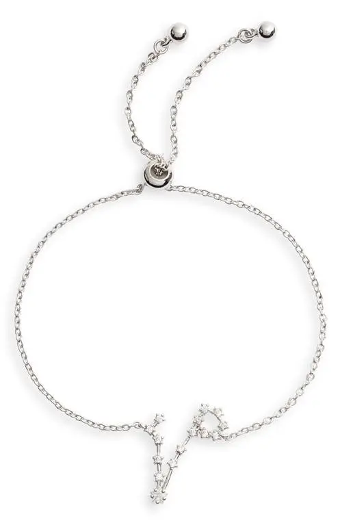Sterling Forever Zodiac Constellation Bracelet - Silver Pisces