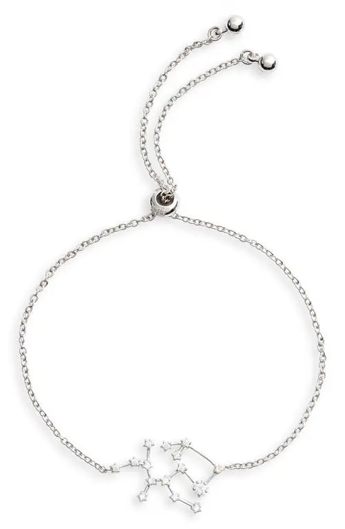 Sterling Forever Zodiac Constellation Bracelet - Silver Sagittarius