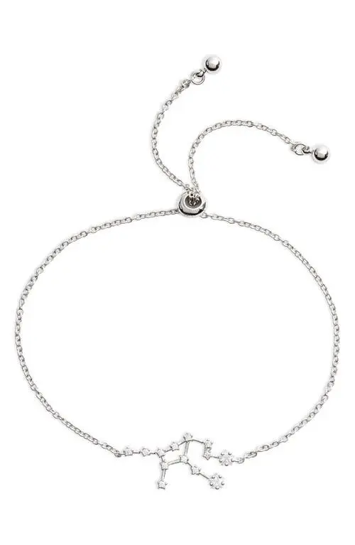 Sterling Forever Zodiac Constellation Bracelet - Silver Virgo