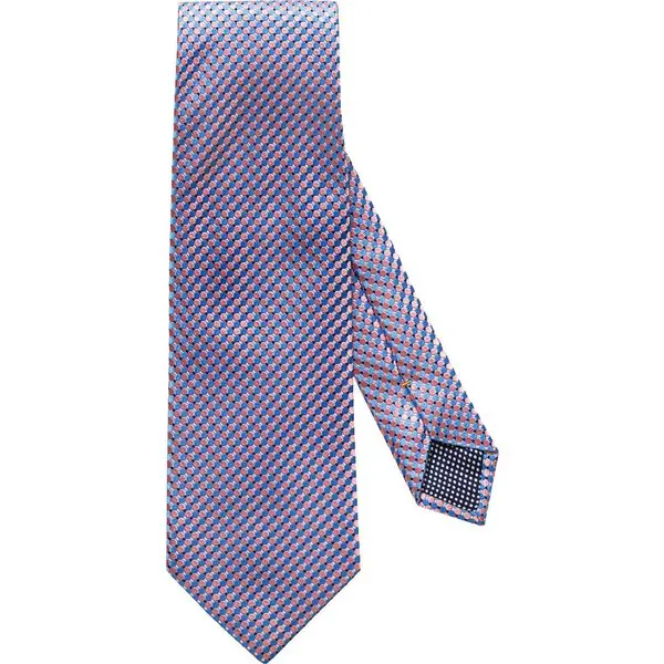 Eton Microdot Silk Neck Tie - Pink