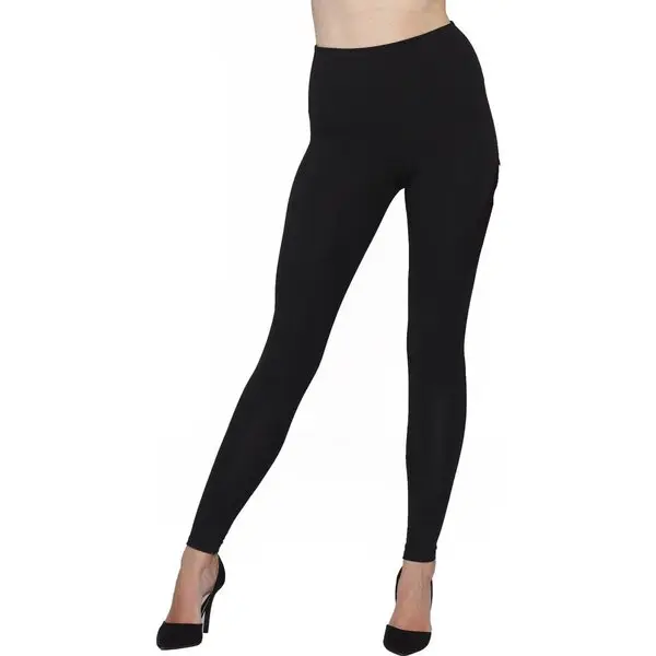 ANGEL MATERNITY Tummy Tight Postpartum Leggings - Black