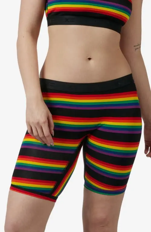 TOMBOYX Gender Inclusive 9-inch Boxer Briefs - Stripe Unbound
