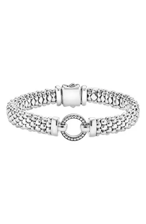 Lagos Enso Caviar™ Rope Bracelet - Silver