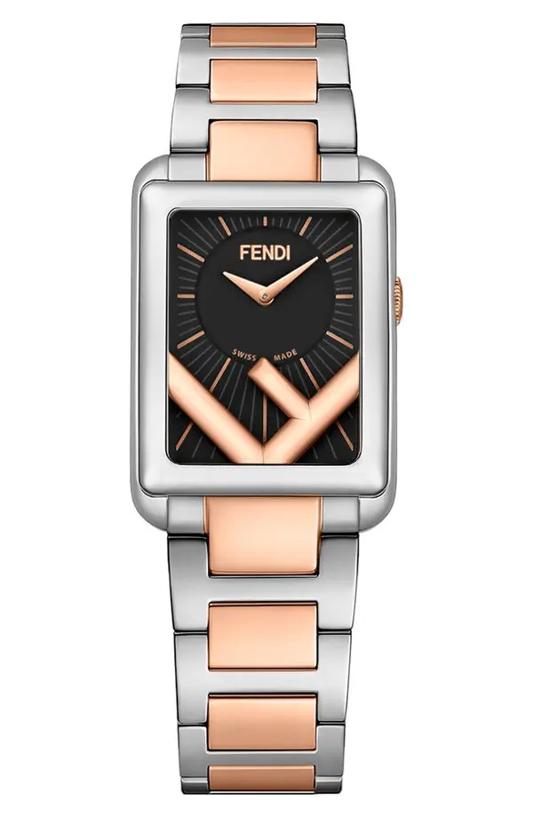 Fendi
Run Away Bracelet Watch rose gold 32MM Run Away Stainless Steel Ion-Plated Rose Gold Rectangle  main image 3