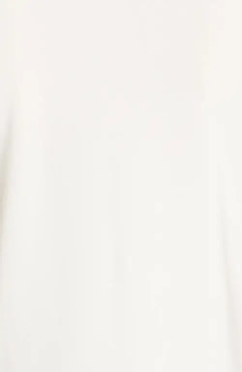 Anne Klein Triple Pleat V-neck Jersey Top - White