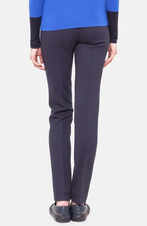 Akris Stretch Jersey Slim Pants - Navy