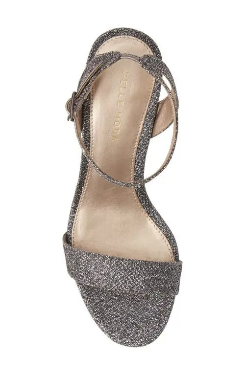 Pelle Moda Moira Sandal - Pewter Suede