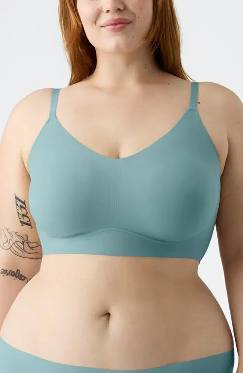 TRUE & CO True Body Lift Triangle Bra - Mineral Blue