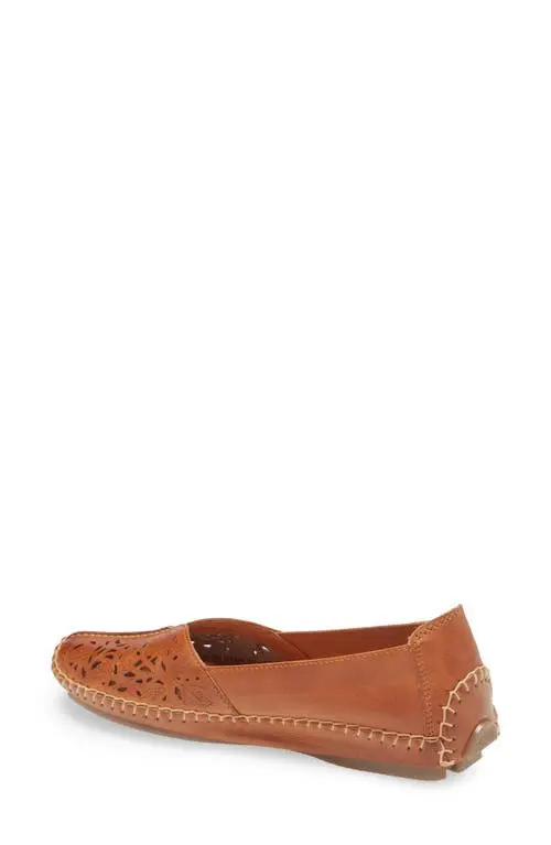 Pikolinos Jerez Perforated Loafer - Brandy Leather
