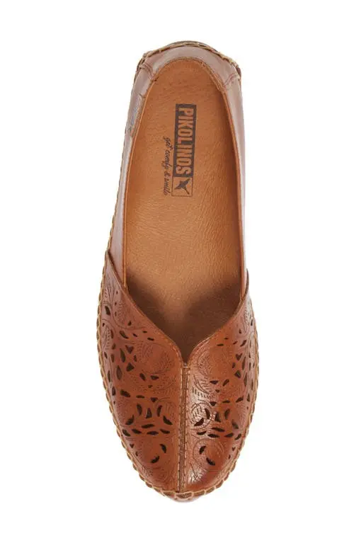 Pikolinos Jerez Perforated Loafer - Brandy Leather