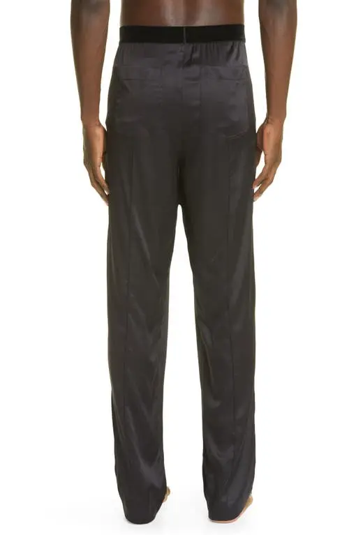 TOM FORD Stretch Silk Pajama Pants - Black