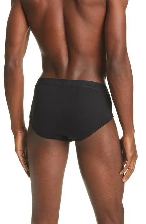 TOM FORD 2-pack Cotton Stretch Jersey Briefs - Black