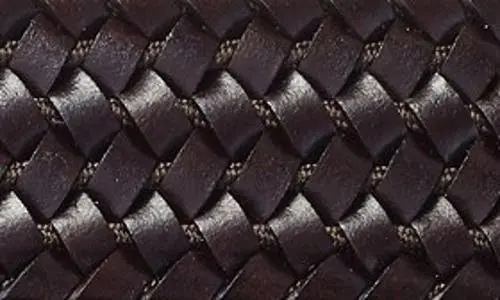 Torino Woven Leather Belt - Brown