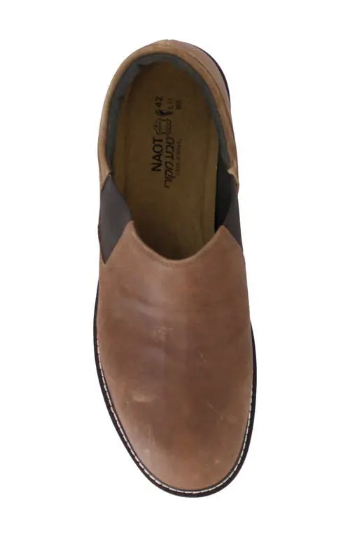 Naot Director Venetian Loafer - Saddle Brown Leather Combo
