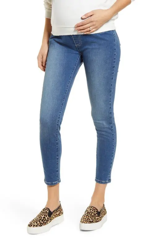 ANGEL MATERNITY High-waist Cropped Jeans