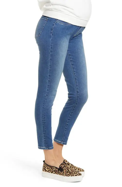ANGEL MATERNITY High-waist Cropped Jeans