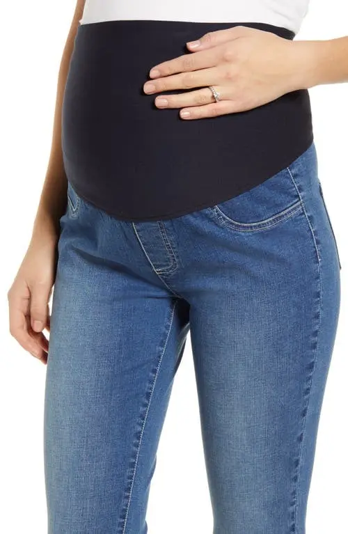 ANGEL MATERNITY High-waist Cropped Jeans