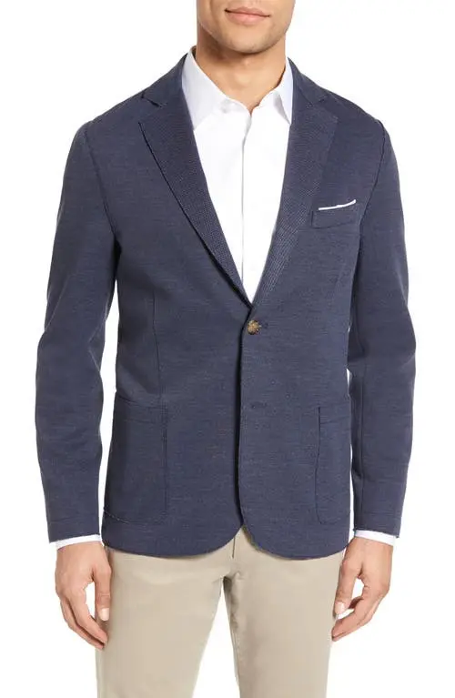 Eleventy Slim Fit Jersey Sport Coat - Denim