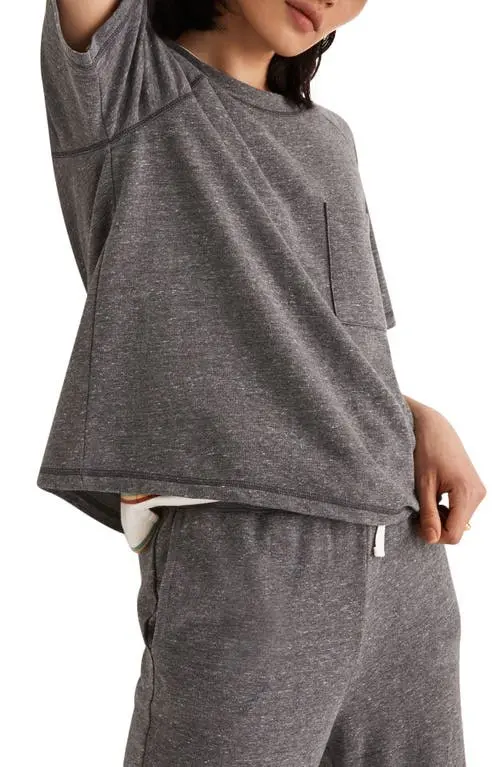 Madewell Mwl Skyterry Raglan T-shirt - Heather Storm