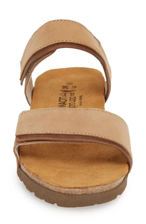 Naot Aisha Wedge Sandal - Nude