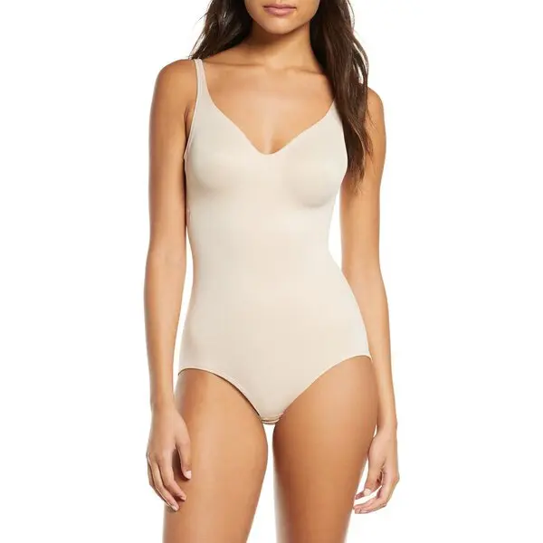 TC Shapewear Wonderful U® Shaping Bodysuit - Warm Beige