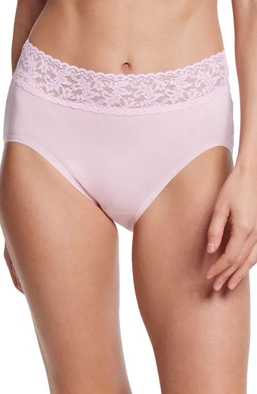 Hanky Panky Stretch Supima® Cotton French Briefs - Bliss Pink