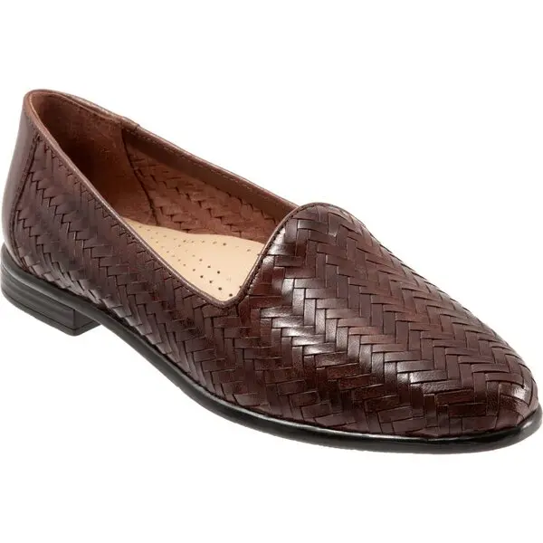 Trotters Liz Iii Flat - Dark Brown