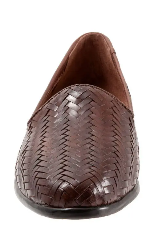 Trotters Liz Iii Flat - Dark Brown