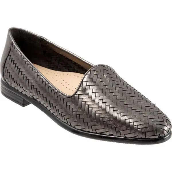 Trotters Liz Iii Flat - Pewter