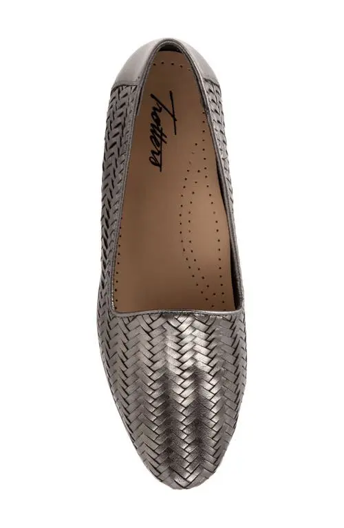 Trotters Liz Iii Flat - Pewter