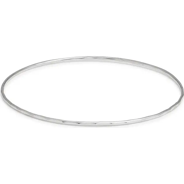 NASHELLE Bamboo Bangle - Silver