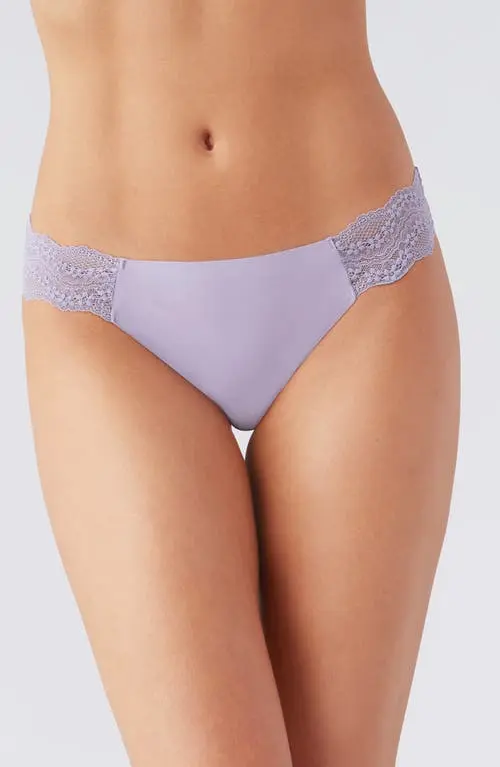 Wacoal B.bare Thong - Lavender Gray