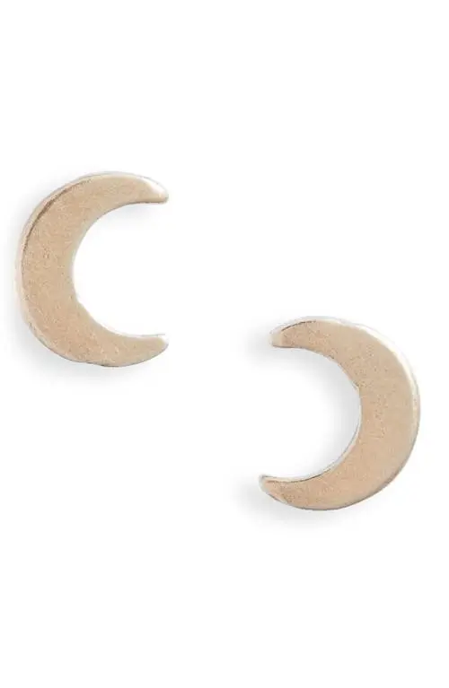 SET & STONES Luna Stud Earrings - Gold