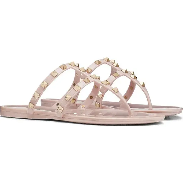 Valentino Garavani Rockstud Jelly Sandal - Poudre