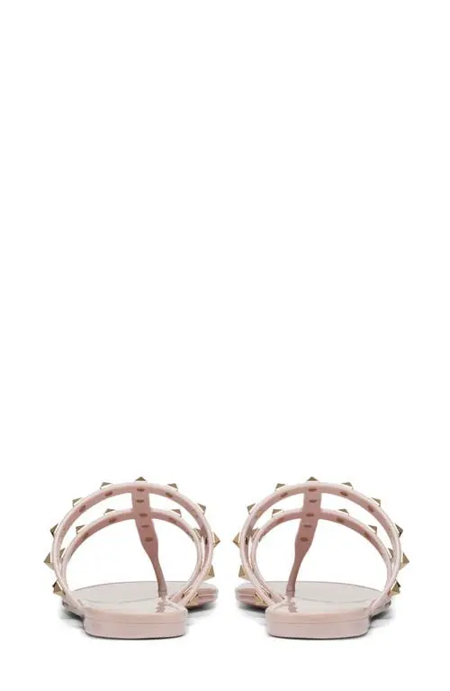 Valentino Garavani Rockstud Jelly Sandal - Poudre