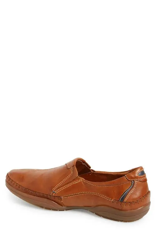 Pikolinos San Telmo Slip-on Loafer - Brandy/navy Blue Leather