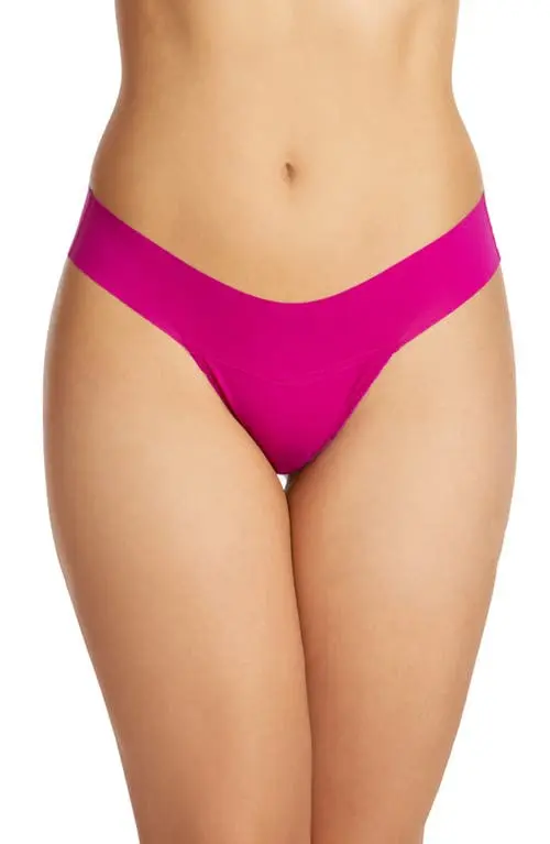 Hanky Panky Breathe Natural Thong - Hot Fuchsia