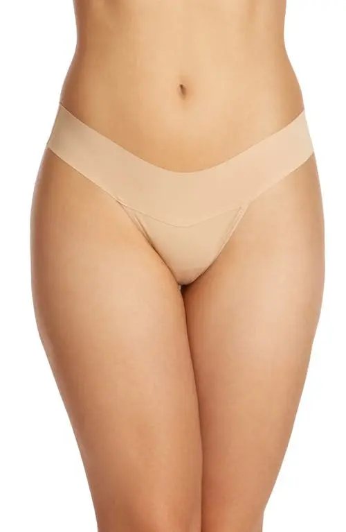 Hanky Panky Breathe Natural Thong - Taupe