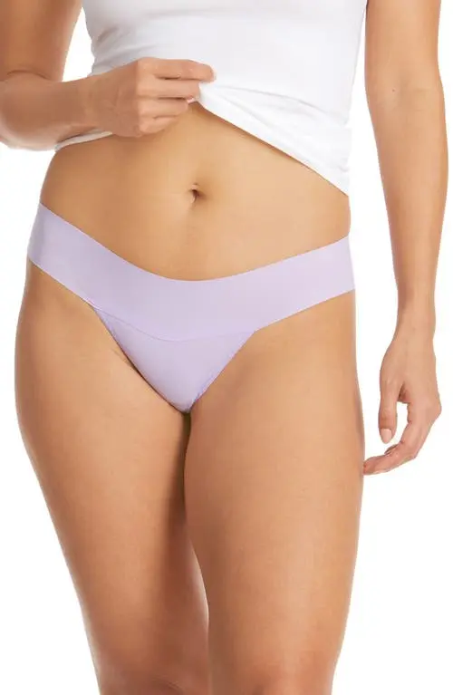 Hanky Panky Breathe Natural Thong - Wisteria