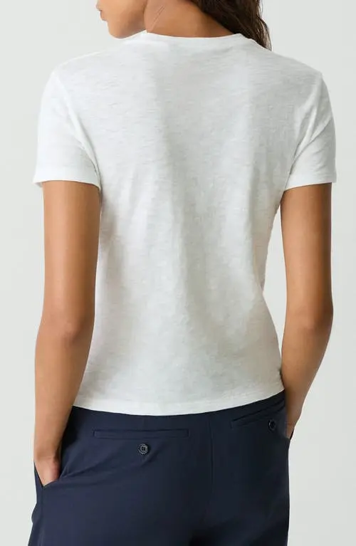 Theory 2 Nebulous Organic Cotton Tiny Tee - White