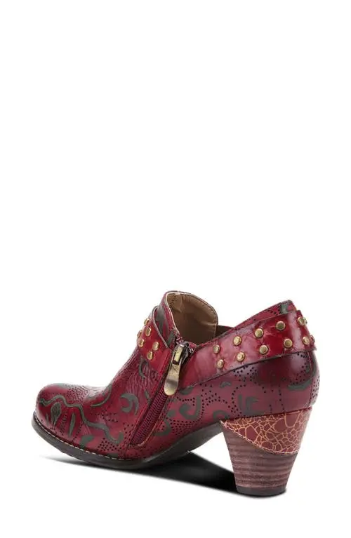 SPRING STEP SHOES Kacielou Bootie - Mahogany
