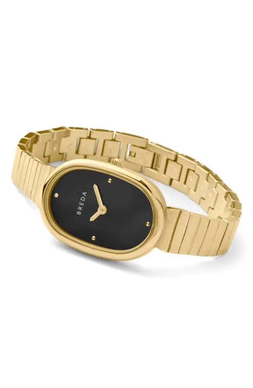 BREDA Jane Bracelet Watch - 18k Goldlated Black