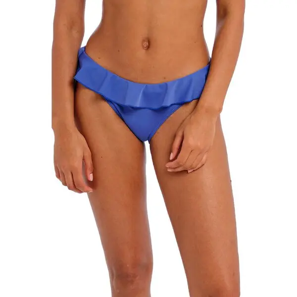 Freya Jewel Cove Bikini Bottom - Plain Azure