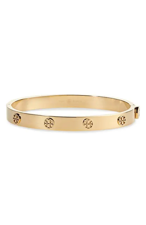 Tory Burch Icon Hinge Bracelet - Tory Gold