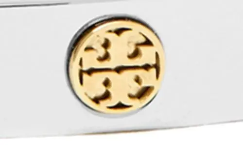 Tory Burch Icon Hinge Bracelet - Tory Silver/tory Gold