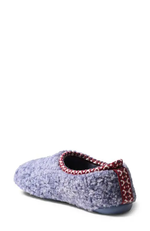 TONI PONS Marta Fleece Slipper - Blue Wool