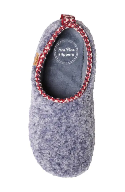 TONI PONS Marta Fleece Slipper - Blue Wool